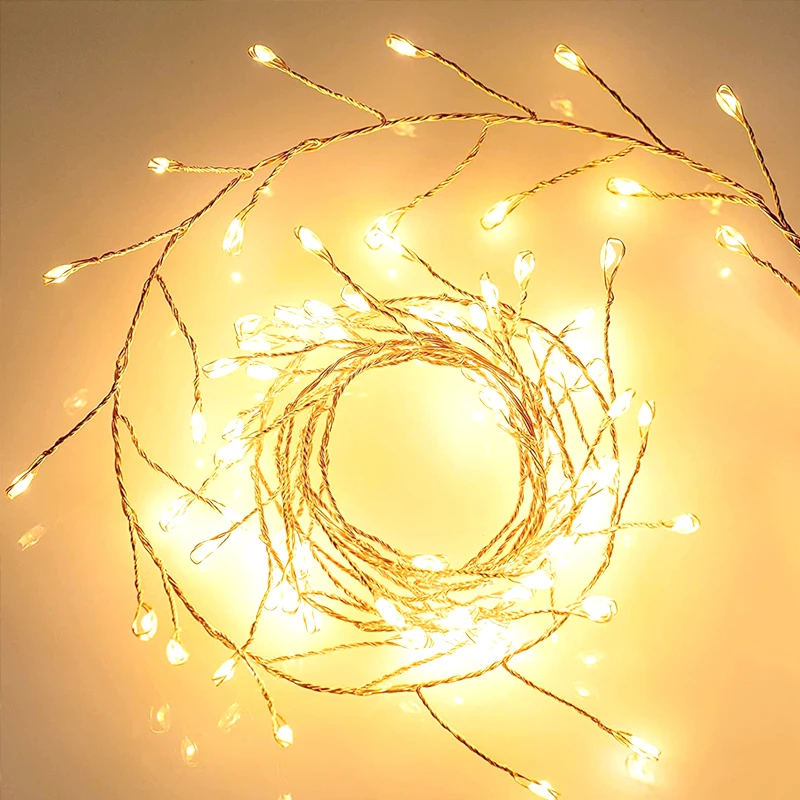 Copper Wire Firecracker String Lights | Christmas Decoration 2023 ...