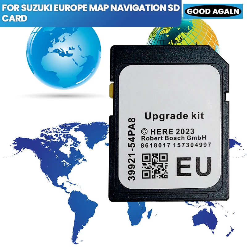 2023 For Navigation Map SD Card UK+Europe Car Suzuki SD Card Satellite ...