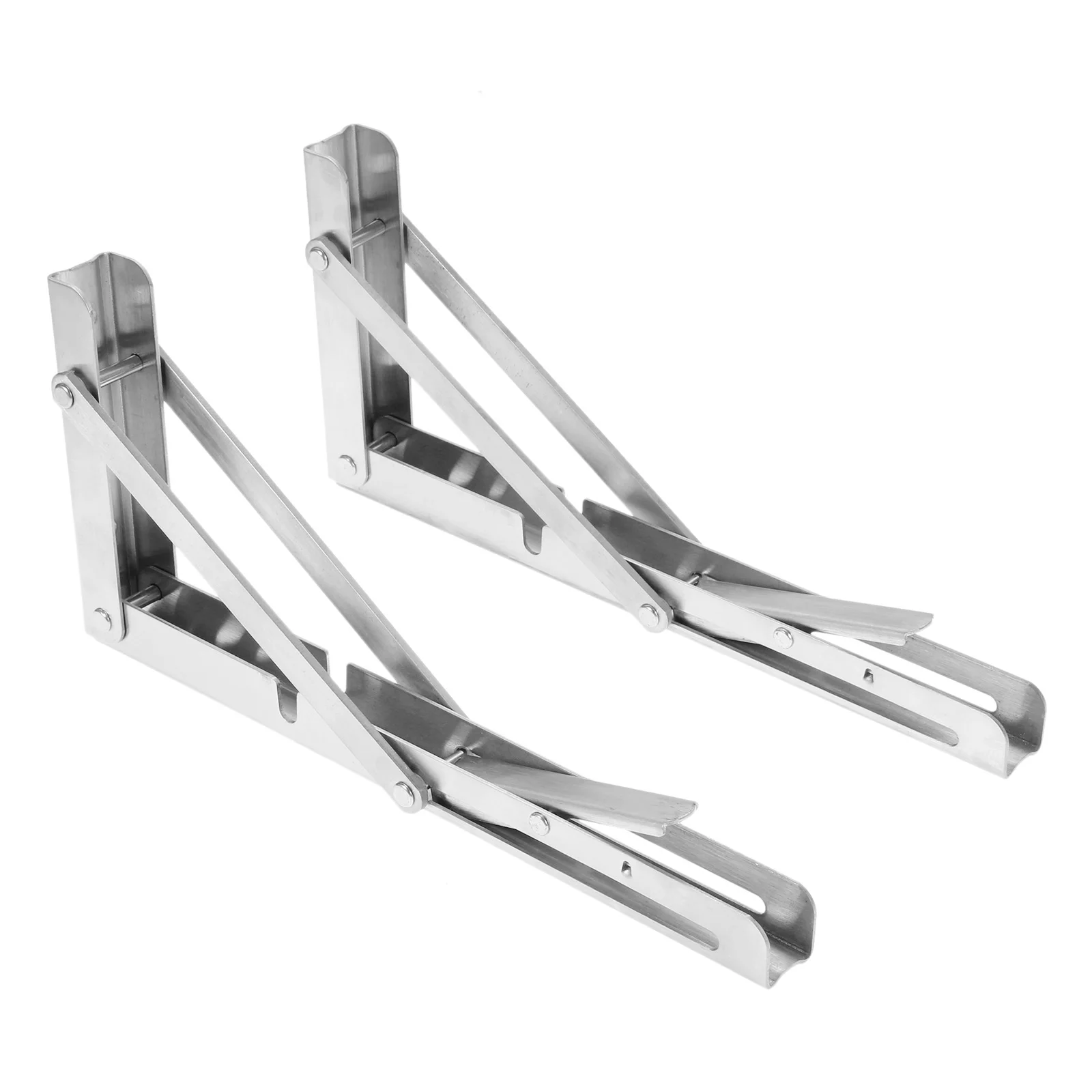 2 Pcs Folding Stand Table Brackets for Bookshelf Wall shelf Exhibition ...