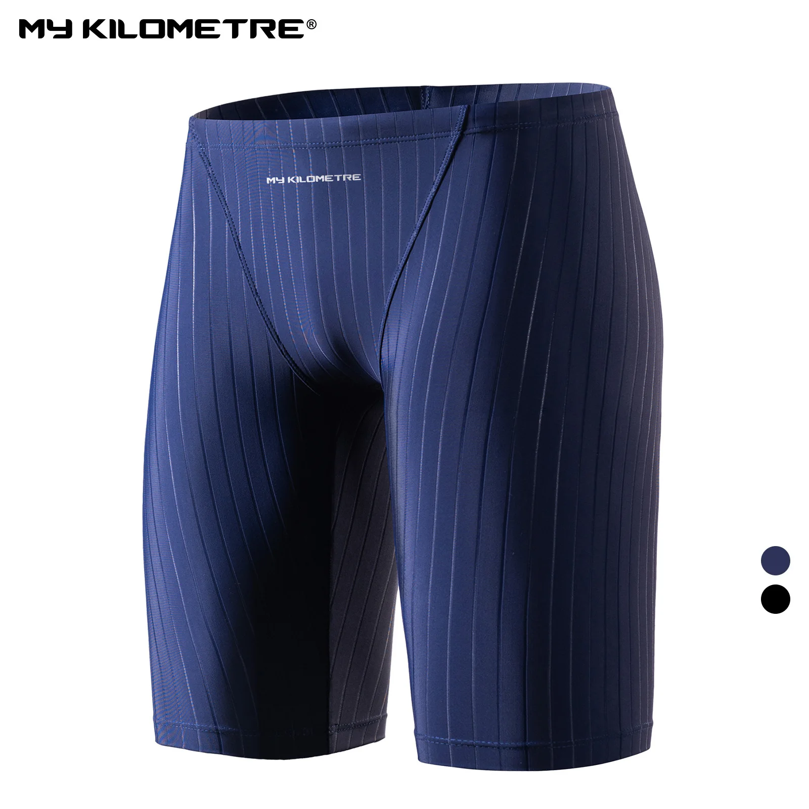 MY-KILOMETRE-Men-s-Jammers-Racing-Swimsuit-Endurance-Solid-Navy-Blue ...