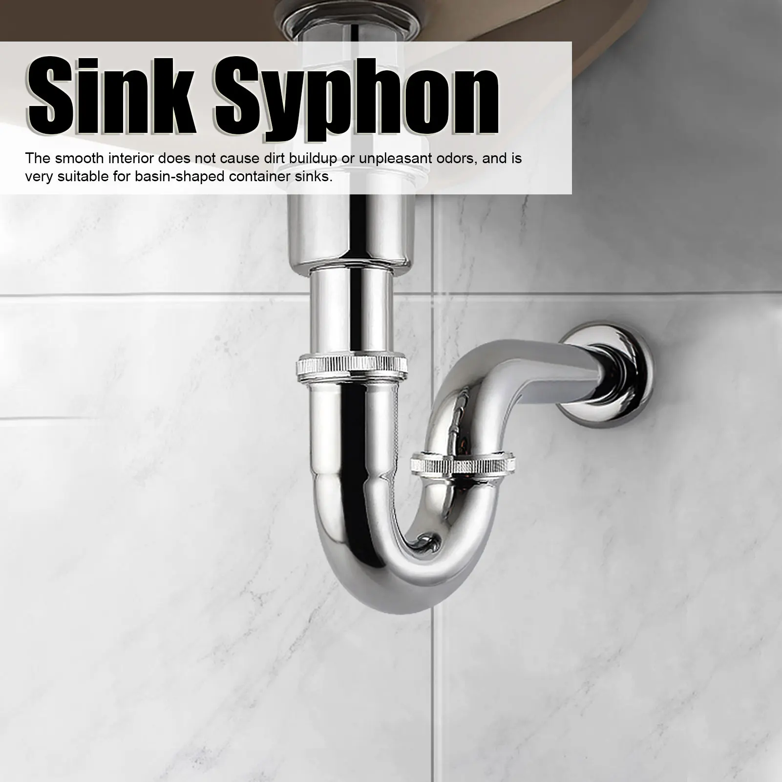 Plumbing Equipment Sink Siphon Trap Waste Drain Valve Kit Washbasin ...