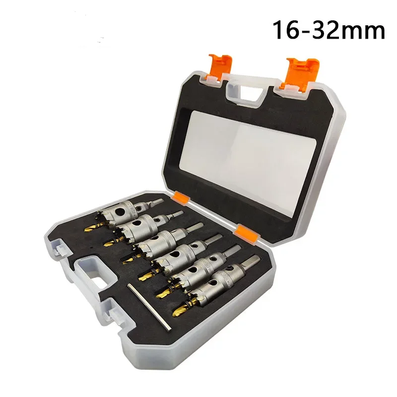16-35mm Drilling Crown For Stainless Steel TCT Hole Saw Set Tungsten ...
