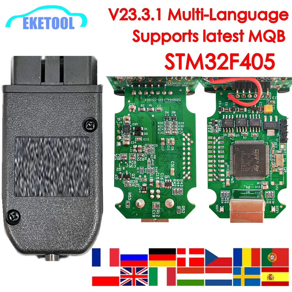 Pour VAG HEX V2 V23.3.1 STM32F405 vins illimités OBD2 pour VAG V2 ...