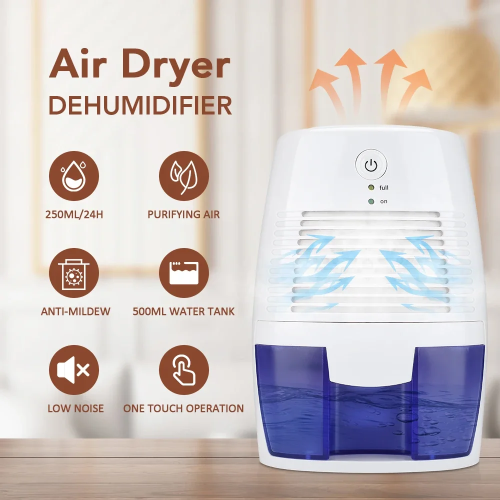 500ML-Small-Air-Dyer-Portable-Dehumidifier-Large-Capacity-Indoor ...