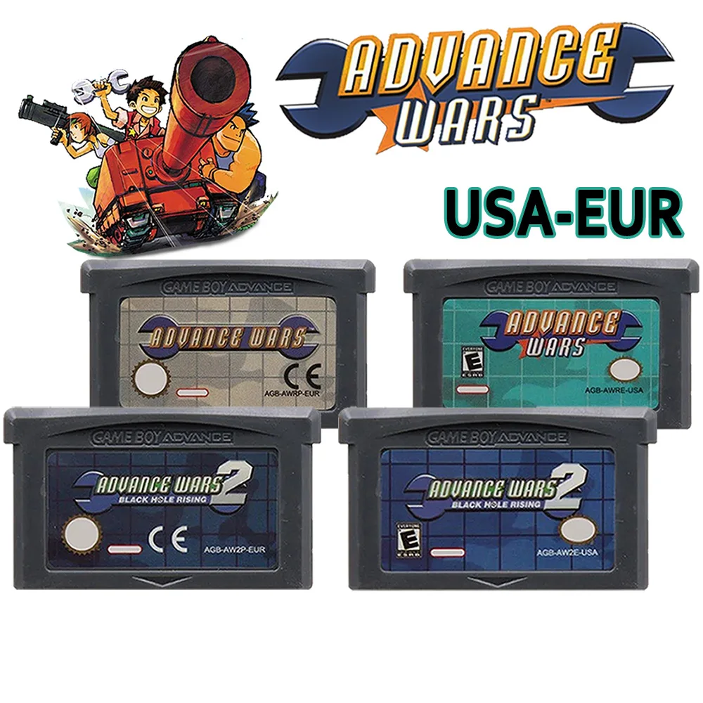 Advance-Wars-GBA-Card-32-Bit-Video-Game-Cartridge-Console-Card-For ...