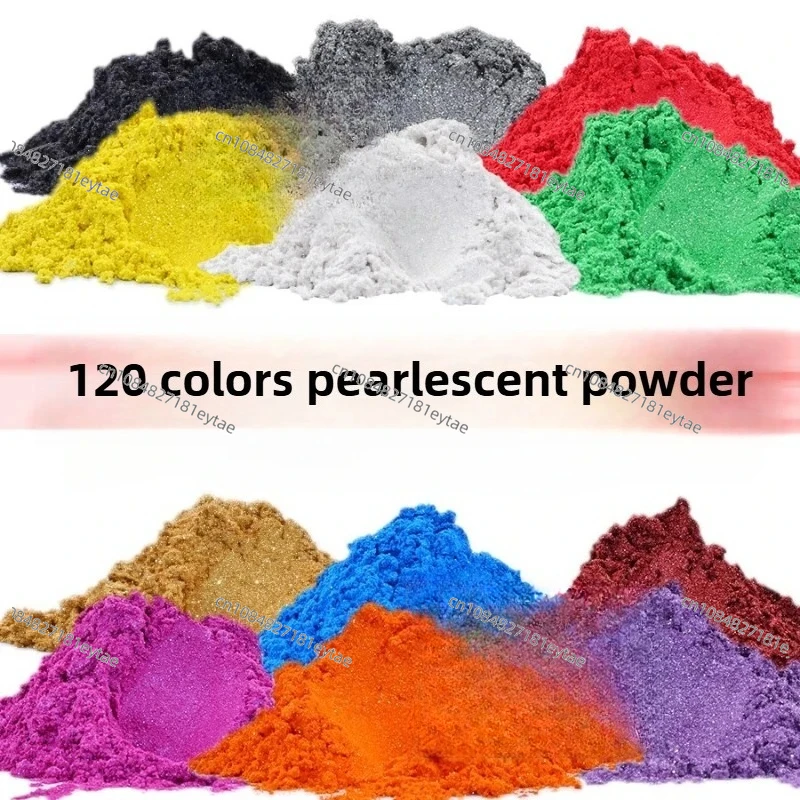 1kg Colorful Pearlescent Powder Pigment Car Paint Nail Polish Mica Nail ...