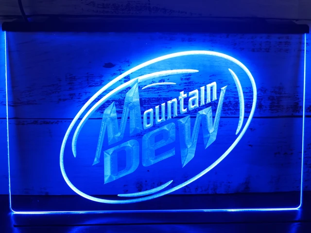 Mountain Dew Logo Neon-Like LED Sign, 52% OFF