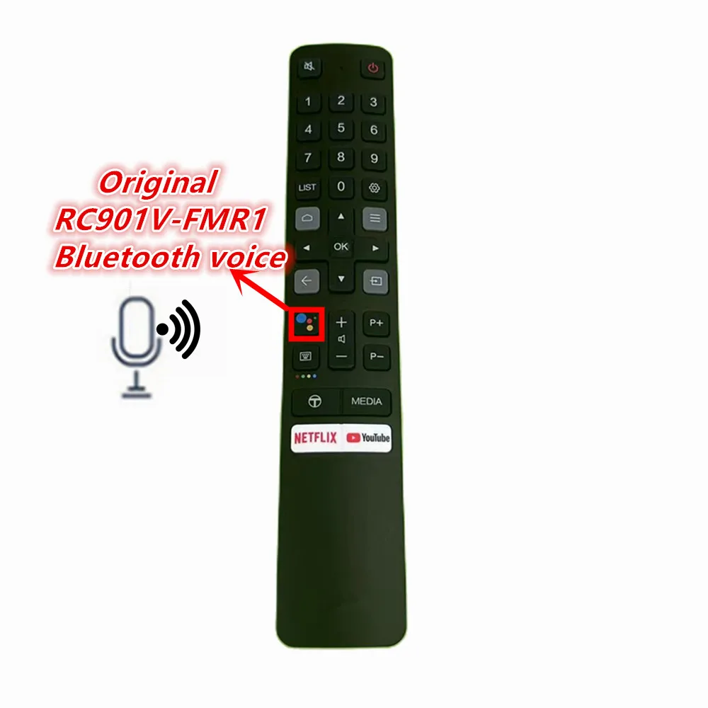 New Original RC901V FMR1 For TCL LCD LED Voice TV Remote Control ...