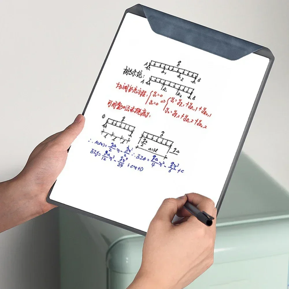 A4 Whiteboard Reusable Noteboard Erasable Handwriting Board Magnetic ...