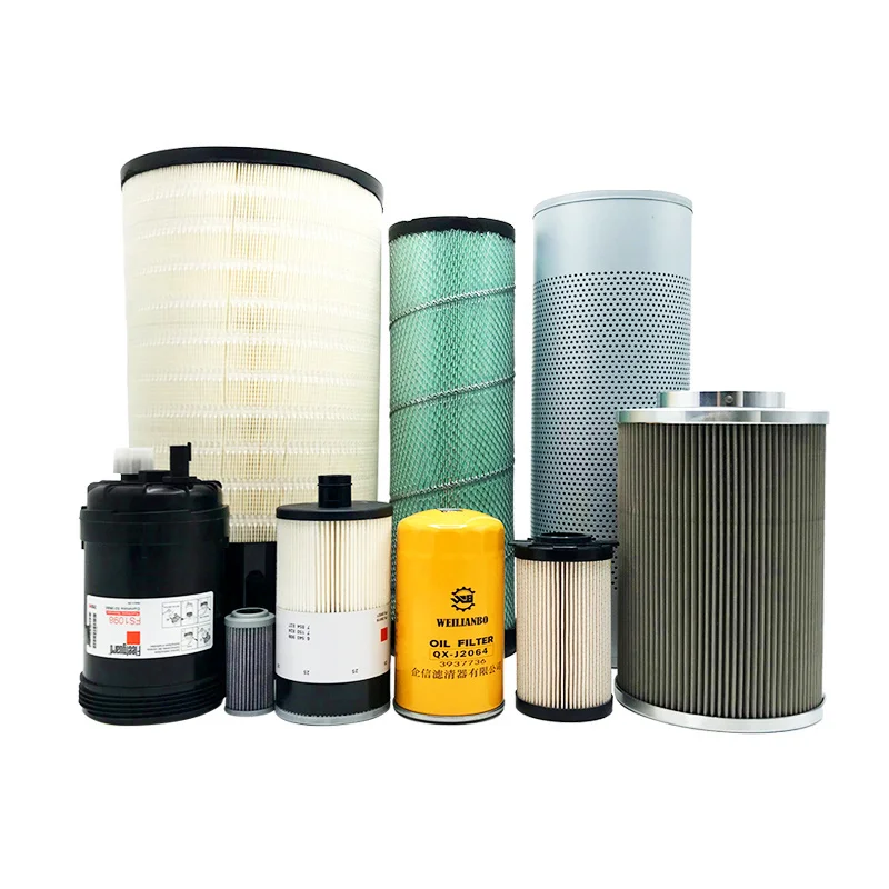 For-XCMG-200DA-Excavator-Oil-Diesel-Air-Filter-Hydraulic-Inlet-Oil ...