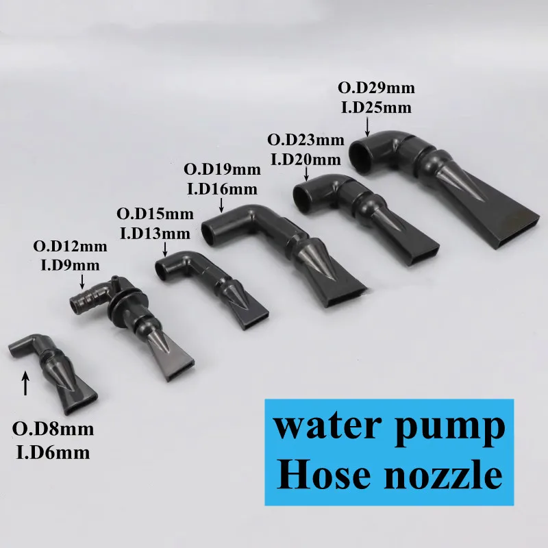 1-5Pcs-Black-Aquarium-Duckbill-Fish-Tank-Water-Outlet-Nozzle-Duckbilled ...