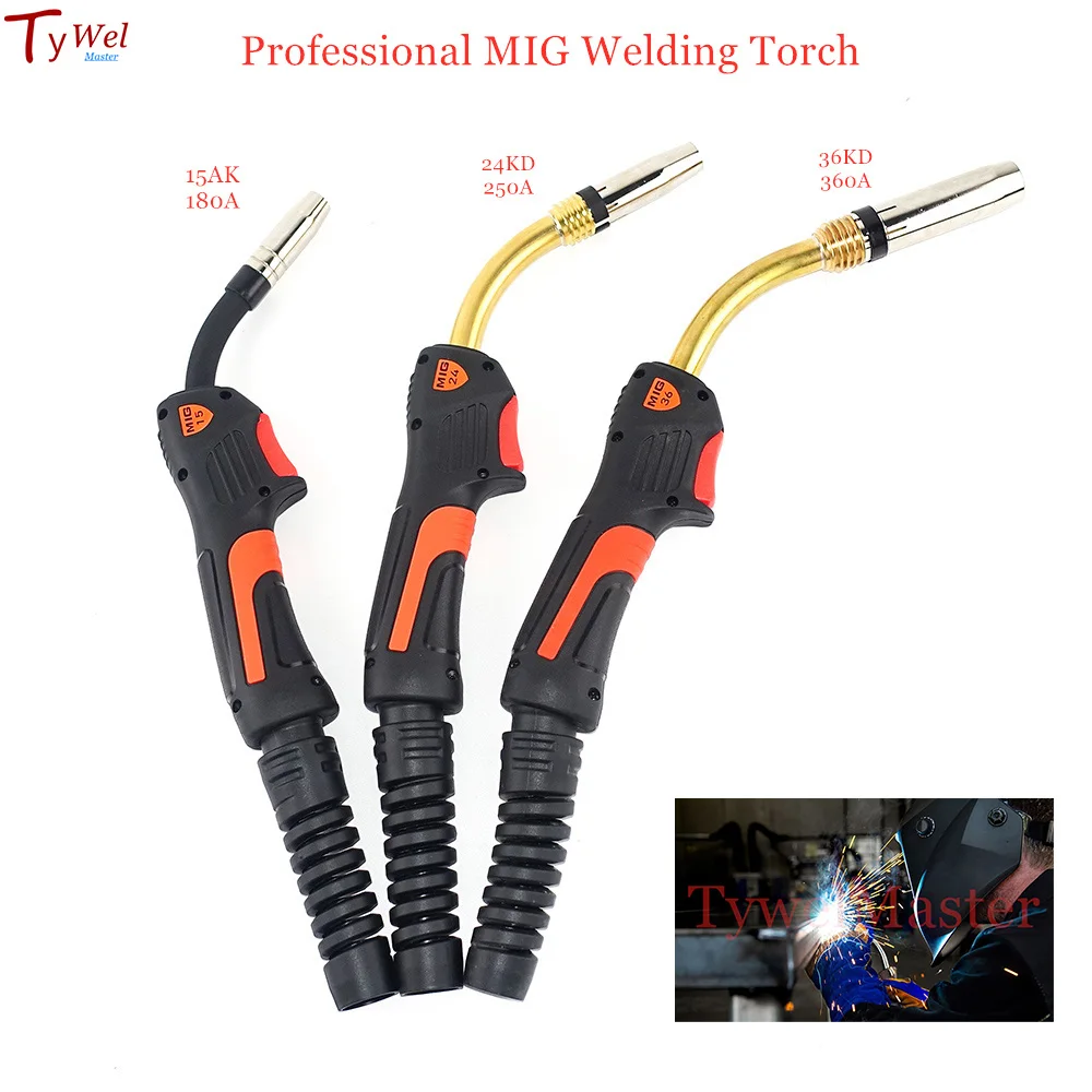Professional 15ak 24kd 36kd Torch Mig Torch European Style Welding Gun ...