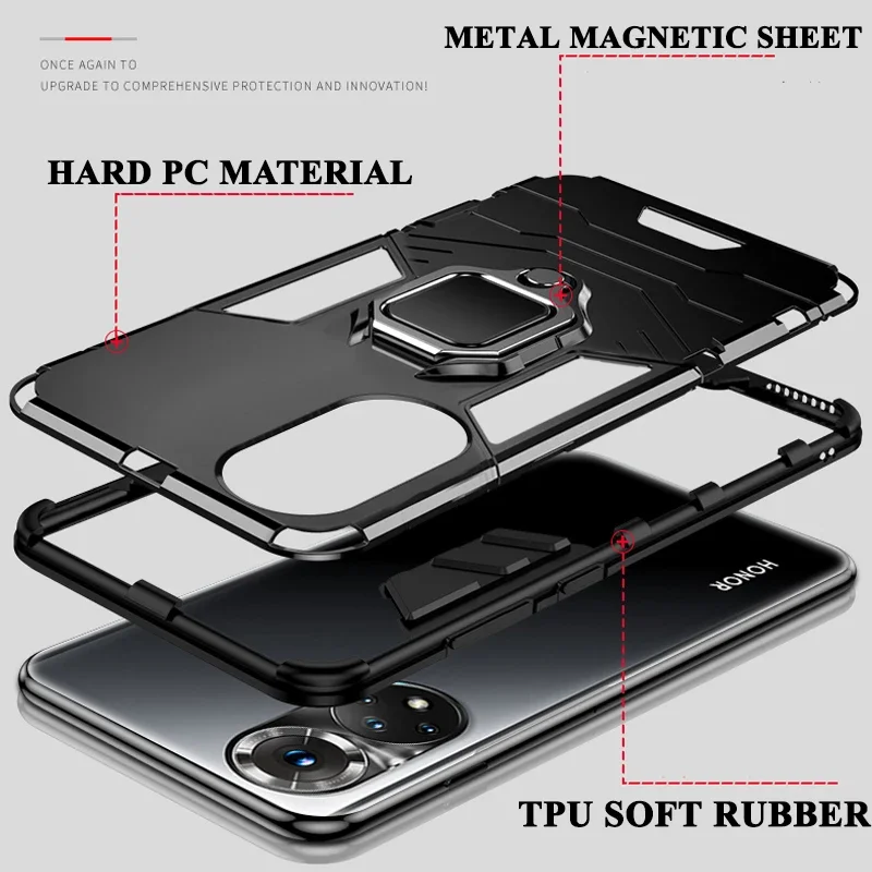 Durable Shockproof Armor Stand Phone Case with Stand - Enhanced ...