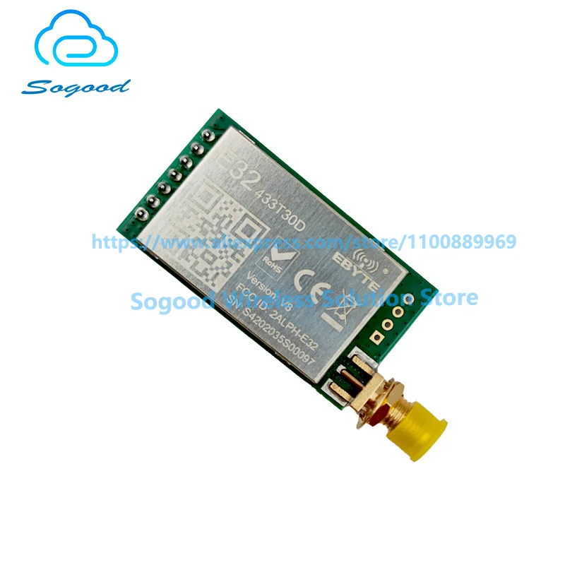 2Pcs LoRa SX1278 SX1276 rf Transmitter and Receiver Module E32-TTL-1W ...