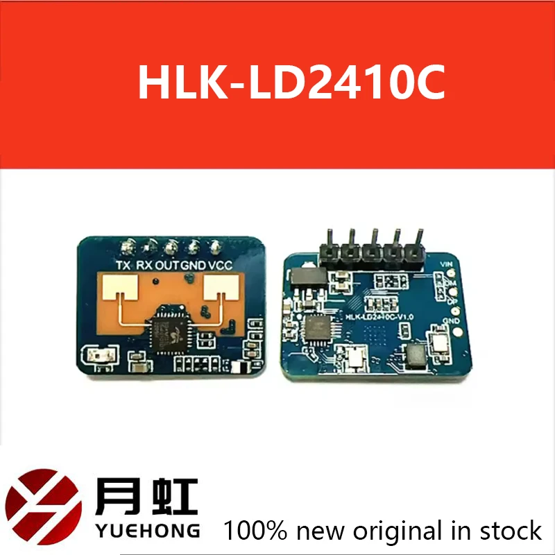 1 PCS LD2410C HLK-LD2410C 24 GHz mmWave sensor de presença humana ...