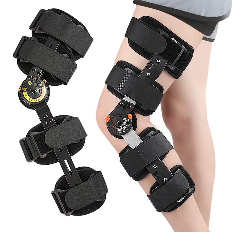 Hinged-ROM-Knee-Brace-Post-Op-Knee-Suppor-for-Recovery-Stabilization ...