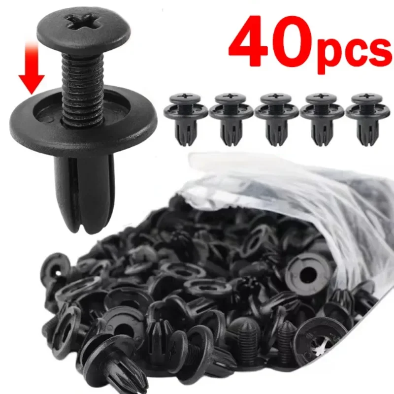 8mm-Plastic-Rivets-Fastener-Screw-Car-Bumper-Fender-Trim-Panel-Retainer ...