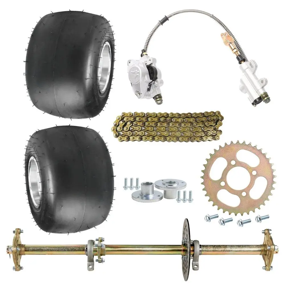 Go-Kart-Drift-Cart-32-Rear-Axle-Race-Slick-Tire-Rim-11x7-10-5-Smooth ...