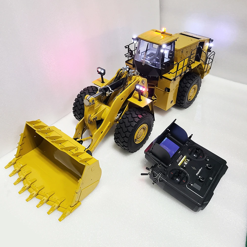 1/14 Rc 988k Hydraulic Loader Model With Lighting Painted Forklift ...