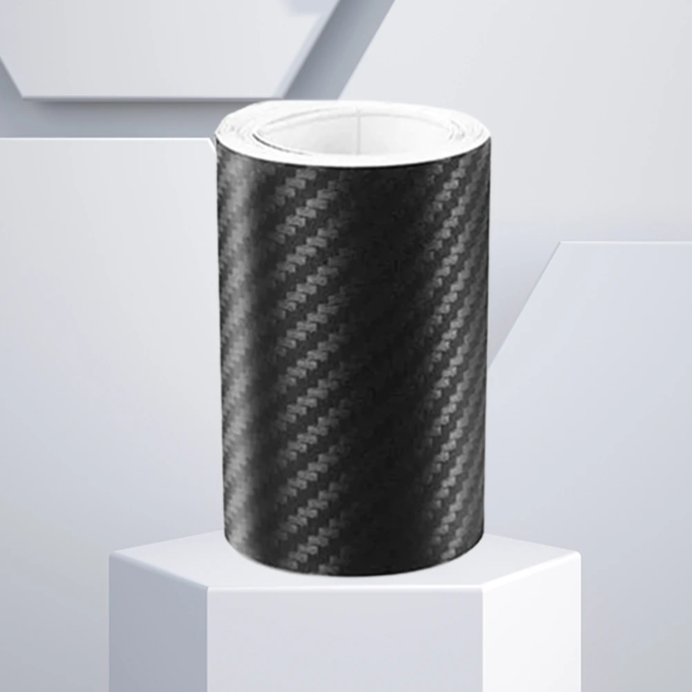 Carbon Fiber DIY Paste Scratch-proof Auto Sill Side Mirror Sticker Anti ...