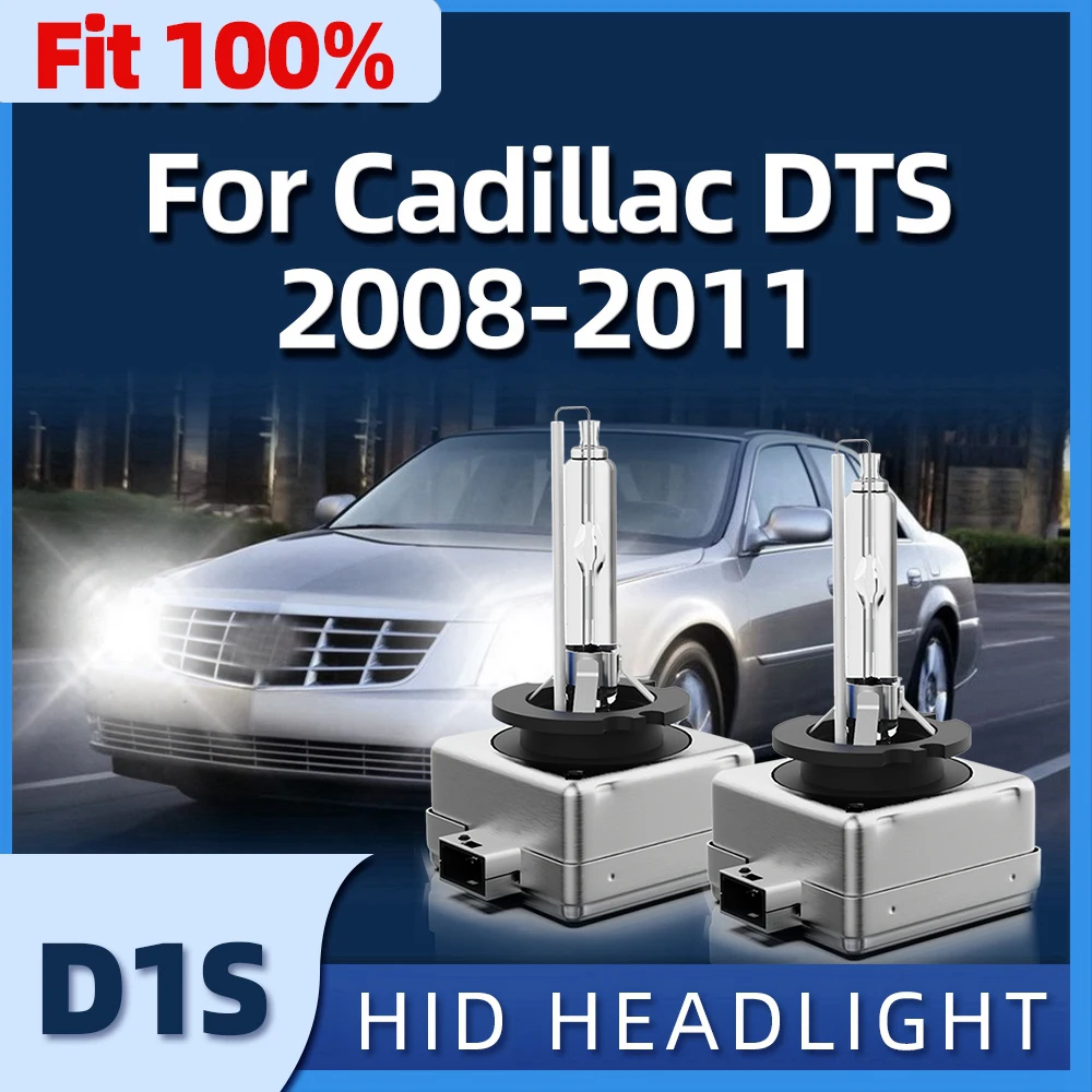 Roadsun 1Pair D1S HID Bulbs Xenon Headlight 6000K White Super ...