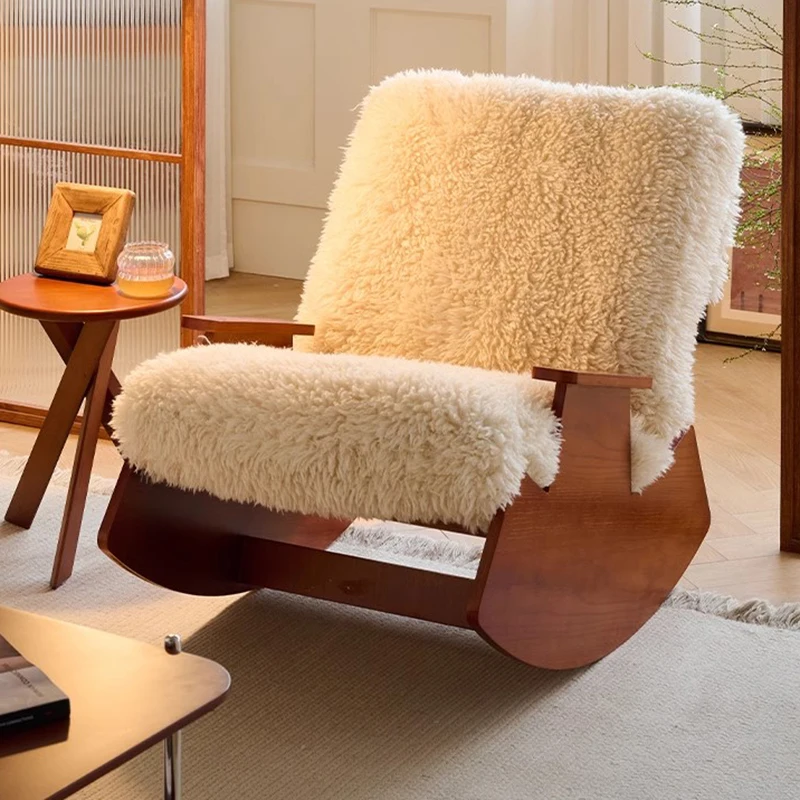 Beach-Velvet-Chairs-Modern-Reading-Balcony-Wooden-Throne-Garden-Nordic ...