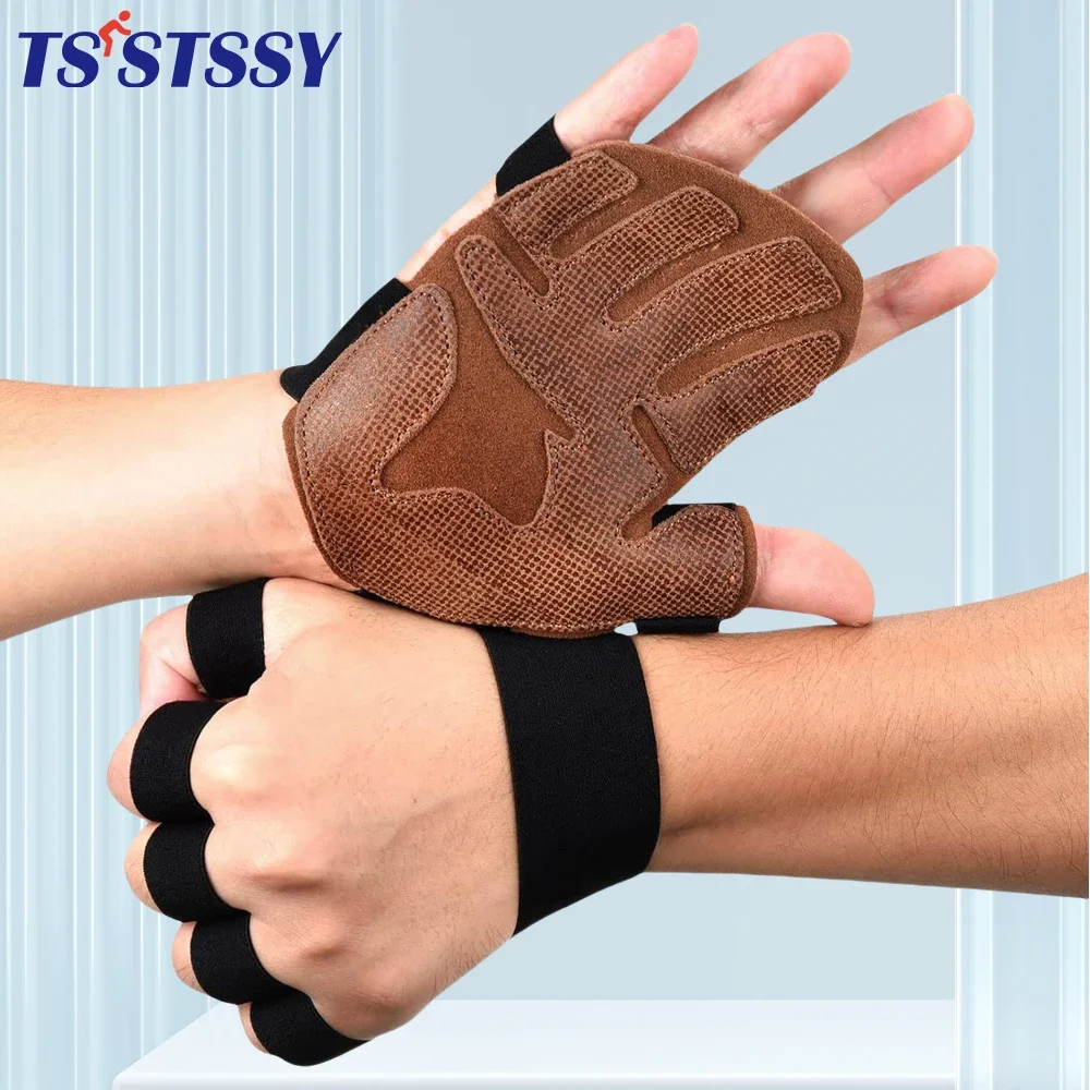 1Pair-Workout-Gloves-Weight-Lifting-Gloves-with-Padded-Leather-Palm ...