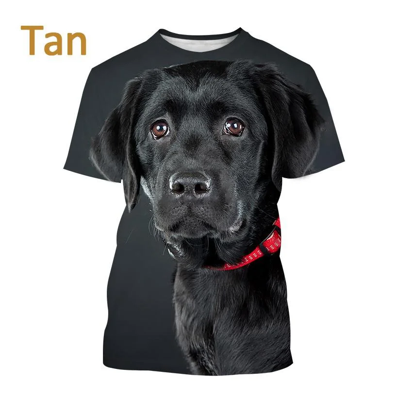3d Black Lab Shirt T Shirts Dog Puppy Cute Animal Novelty 3D Shirt Big