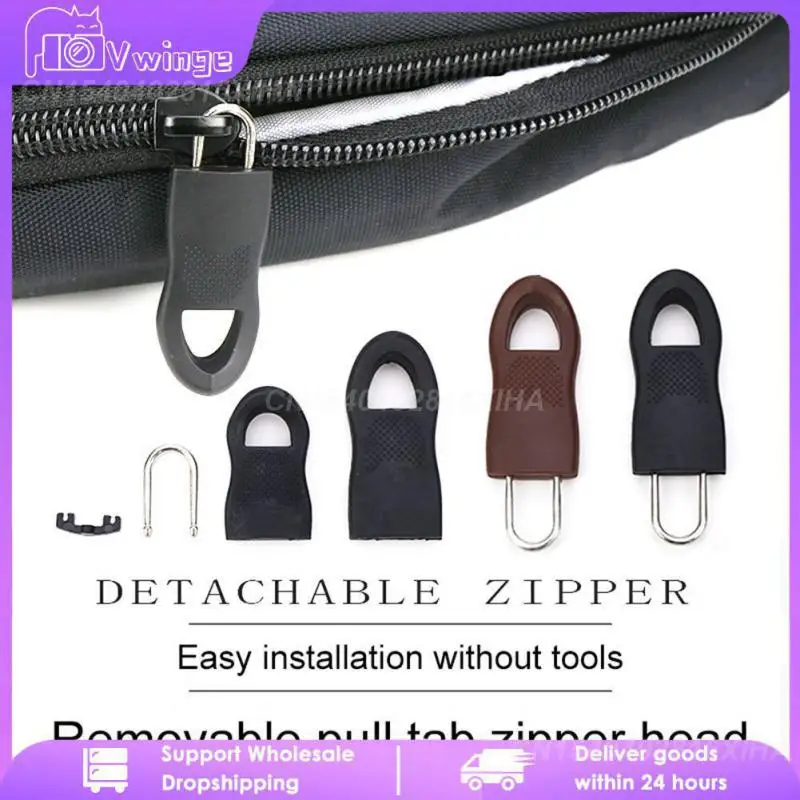 Replacement-Zipper-Pull-Puller-End-Fit-Rope-Tag-Clothing-Zip-Fixer ...