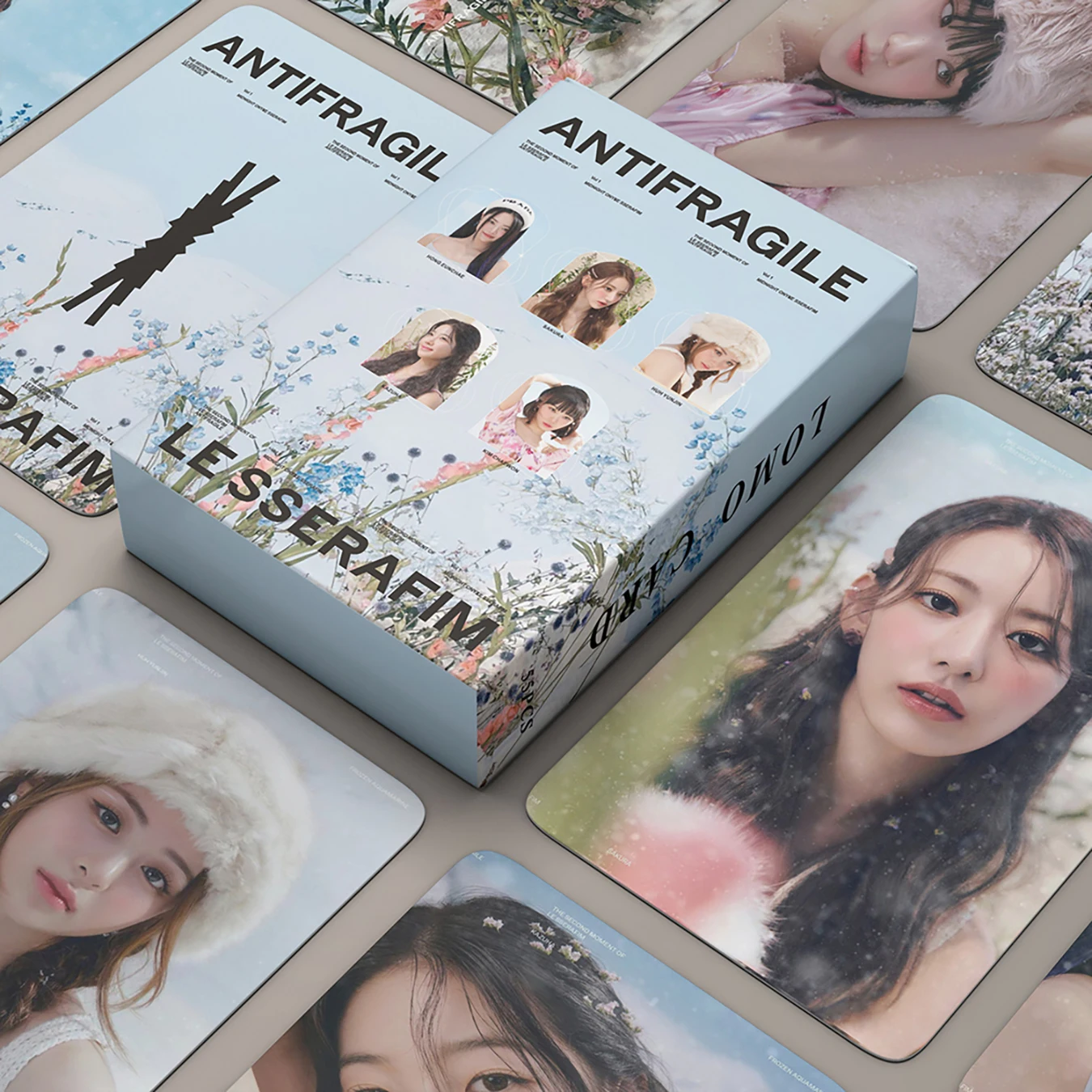 Kpop-LE-SSERAFIM-ANTIFRAGILE-Novo-lbum-Duas-vezes-Girl-Group-IVE-Lomo ...
