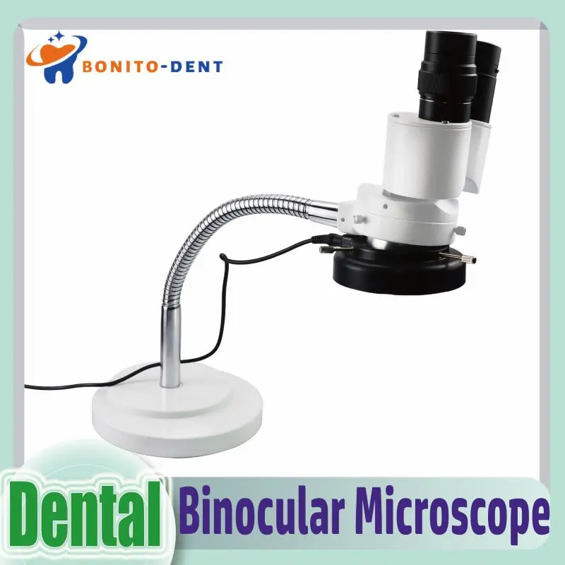 10X-Binocular-Stereo-Microscope-with-LED-Light-Lamp-Dental-Adjustable ...