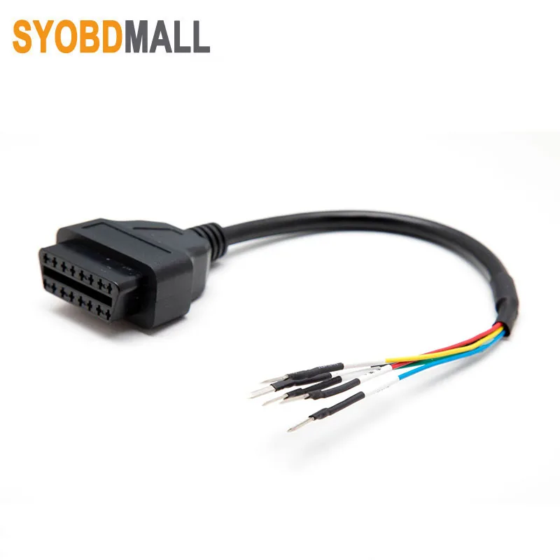 Conector Universal OBD2 de 16 pines para motocicleta, Cable OBD2 K ...