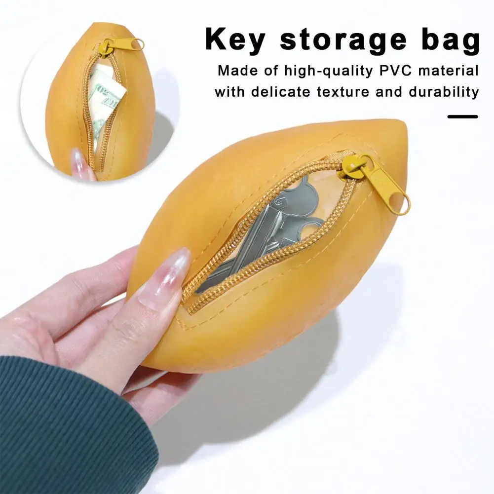 Bread-Design-Coin-Purse-Avocado-Shape-Coin-Purse-with-Zipper-Closure ...