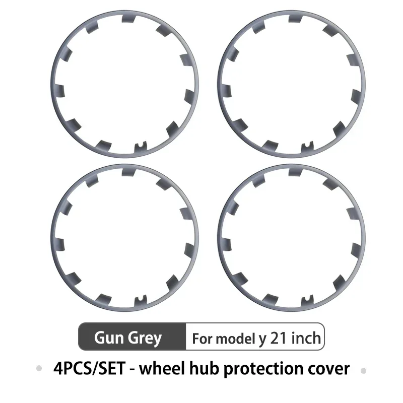 Protectores de cubo de rueda de 21 pulgadas para Tesla Model Y ...