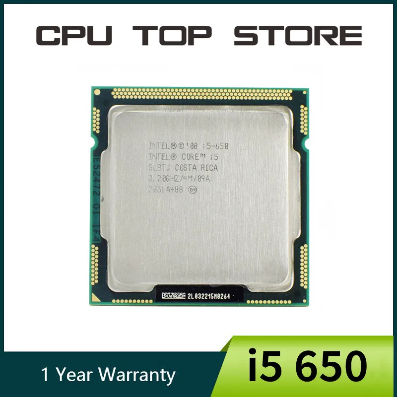 Used Intel Core I5 650 3.20ghz 4m Slblk Slbtj Computer Cpu Processor ...