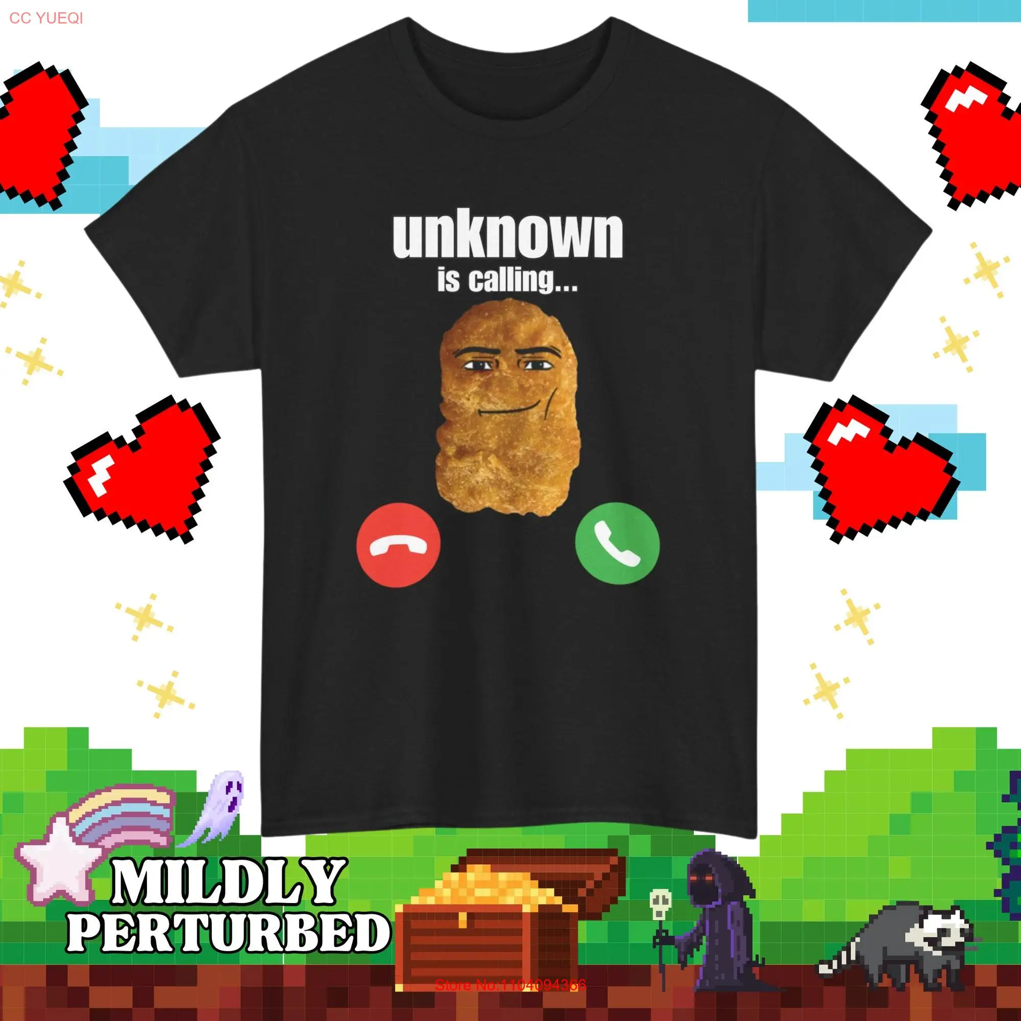 Funny-Chicken-Nugget-Man-Face-Meme-T-Shirt-Ironic-Cringe-Oddly-Specific ...