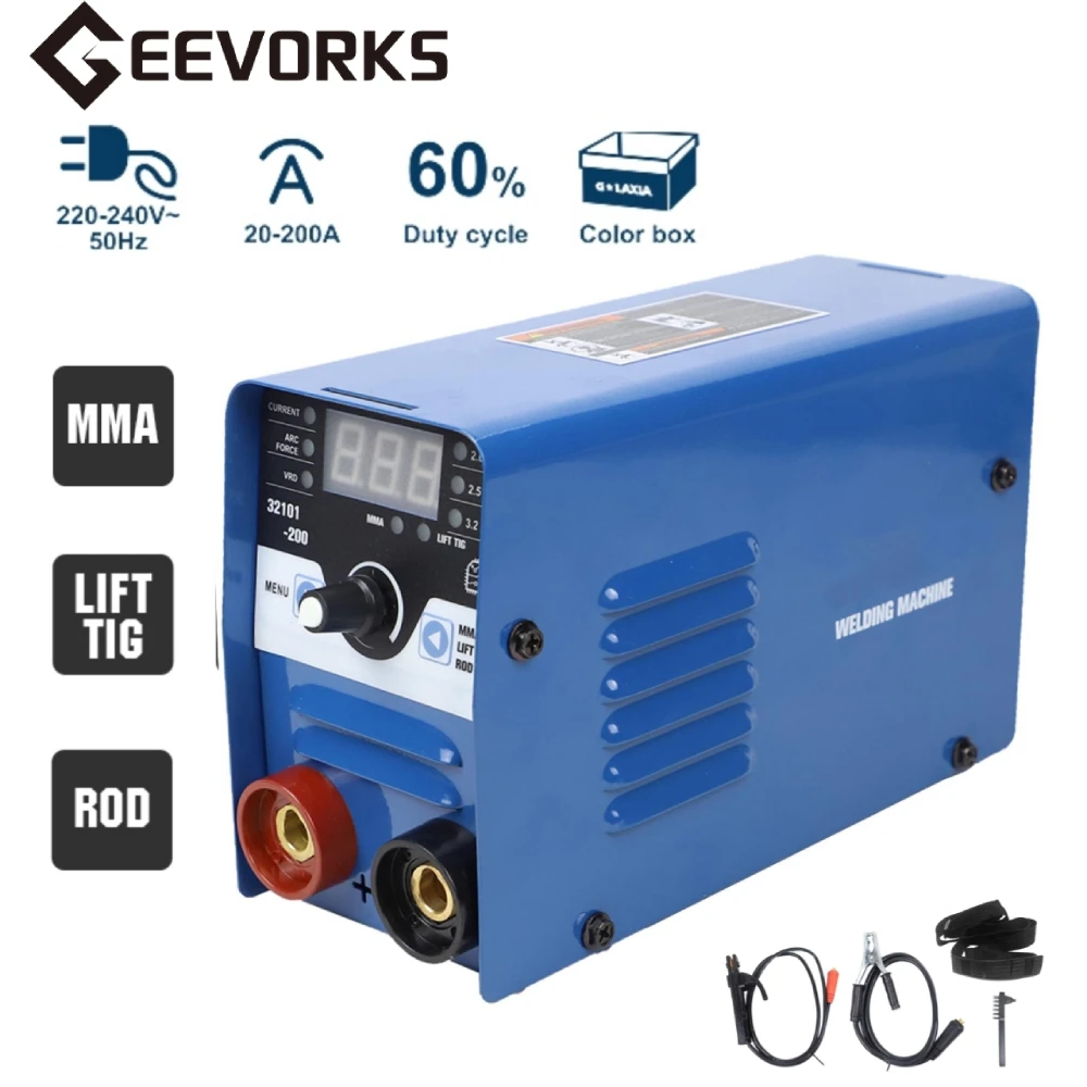 Geevorks-soldador-Digital-semiautom-tico-220V-240V-inversor-Tig-Argon ...