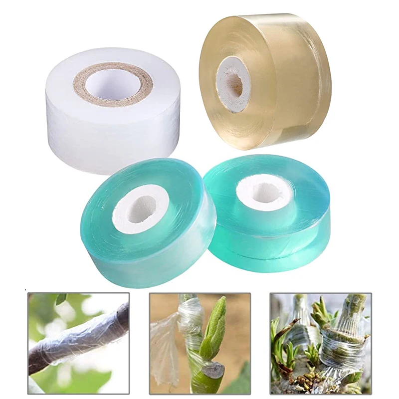 PE Grafting Tape Film Self-adhesive Garden Tree Plants Seedlings Vine Tomato Grafting ...