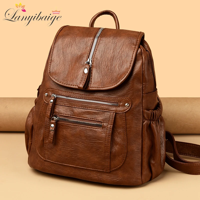 Women-Large-Capacity-Backpack-Purses-High-Quality-Leather-Female ...