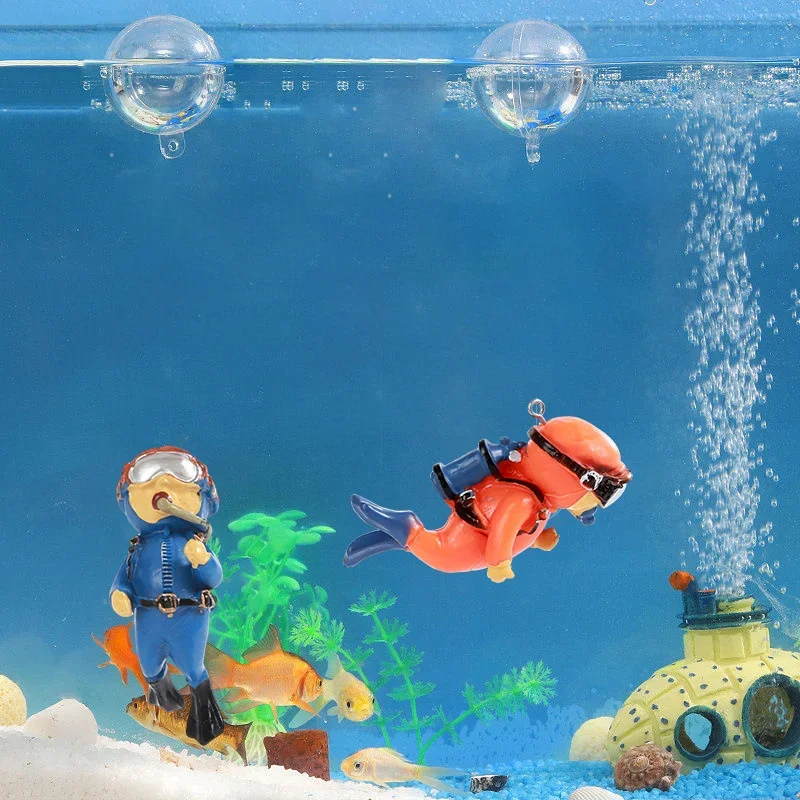 Aquarium-Diver-Aquarium-Landscape-Submerged-Floating-Diver-ornaments ...