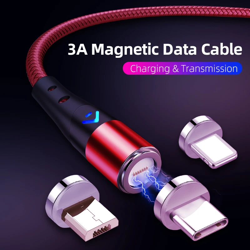 5A-Super-Fast-Charging-IPone-Cable-Magnetic-USB-Type-C-Micro-Wire-for ...