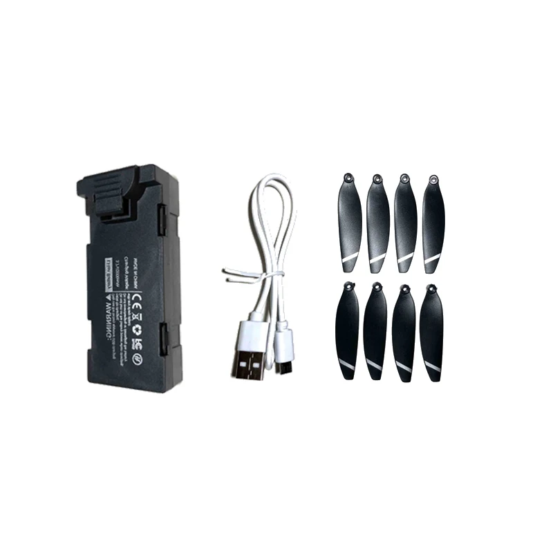 S136 PRO MAX 드론 정품 예비 부품 프로펠러 블레이드, 배터리 3.7V, 2000mAh, USB 충전기 부품 액세서리