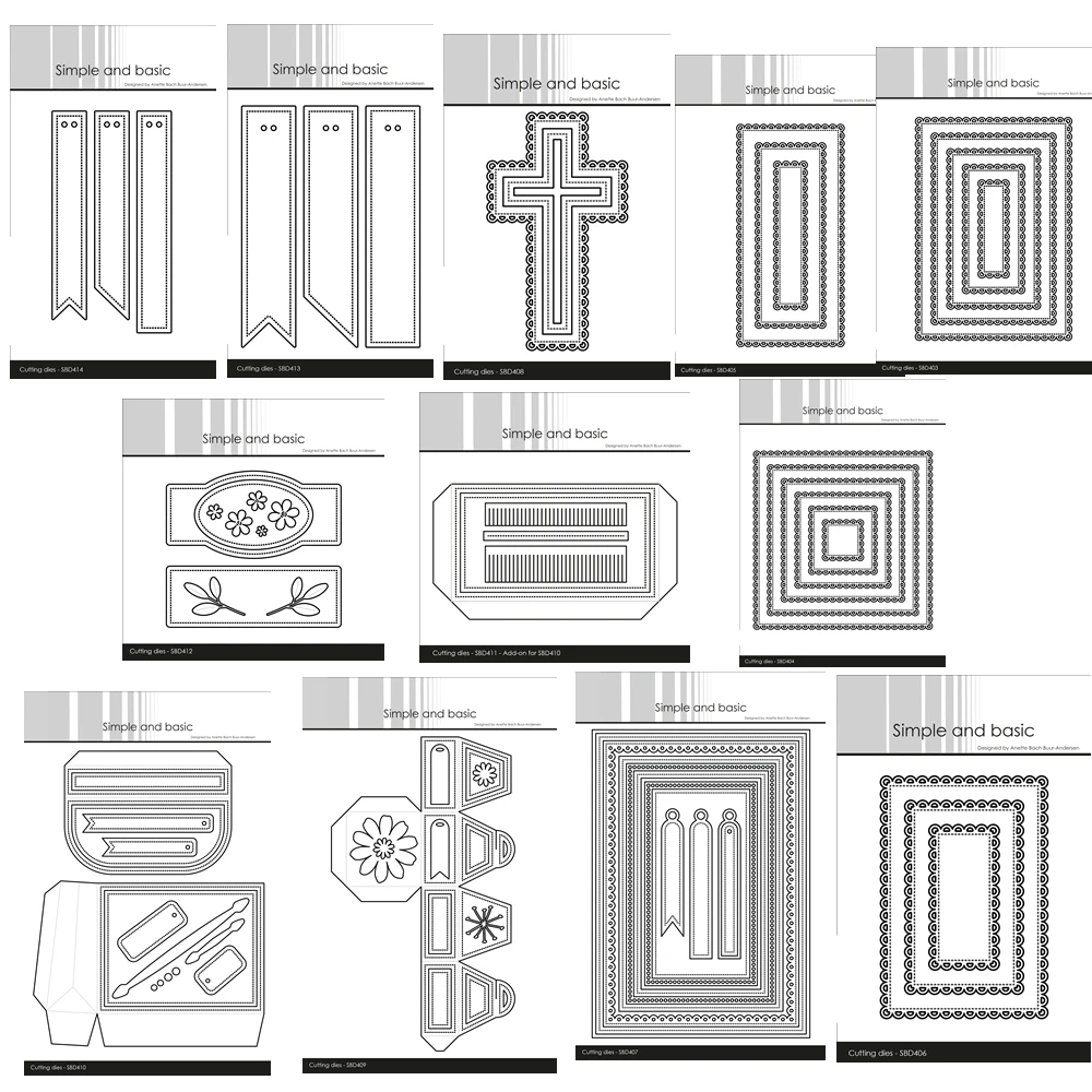 Tall-Tags-Bellybelt-Cute-Bag-Square-Flowerbox-Cutting-Dies-for-New-February-2024-Scrapbooking ...