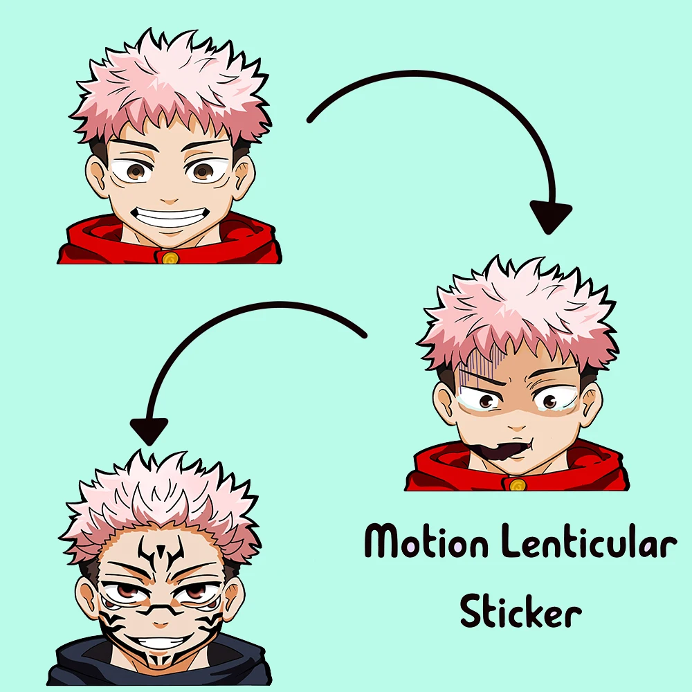 Sukuna Motion Sticker Jujutsu Kaisen Anime Stickers, 47% OFF