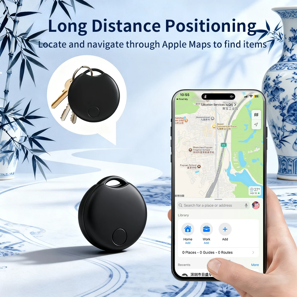 For Apple Find My Mini Location Tracker Anti Lose Reminder Device Key ...