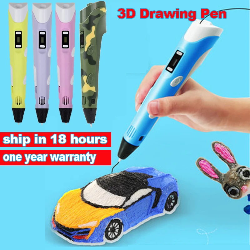 3D-Pen-Kids-DIY-Printer-Pen-Children-Drawing-Pens-With-LCD-Screen-PLA ...