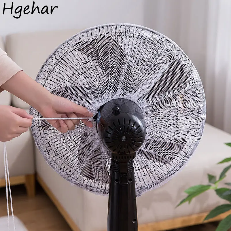Mesh Electric Fan Covers Anti-pinch Fingers Safety Round Floor Fan Dust ...