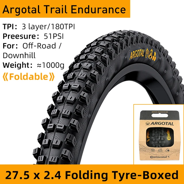 Continental Mountain Bike Foldable Tires 27.5 x 2.4/2.6 29 x 2.4/2.6 ...