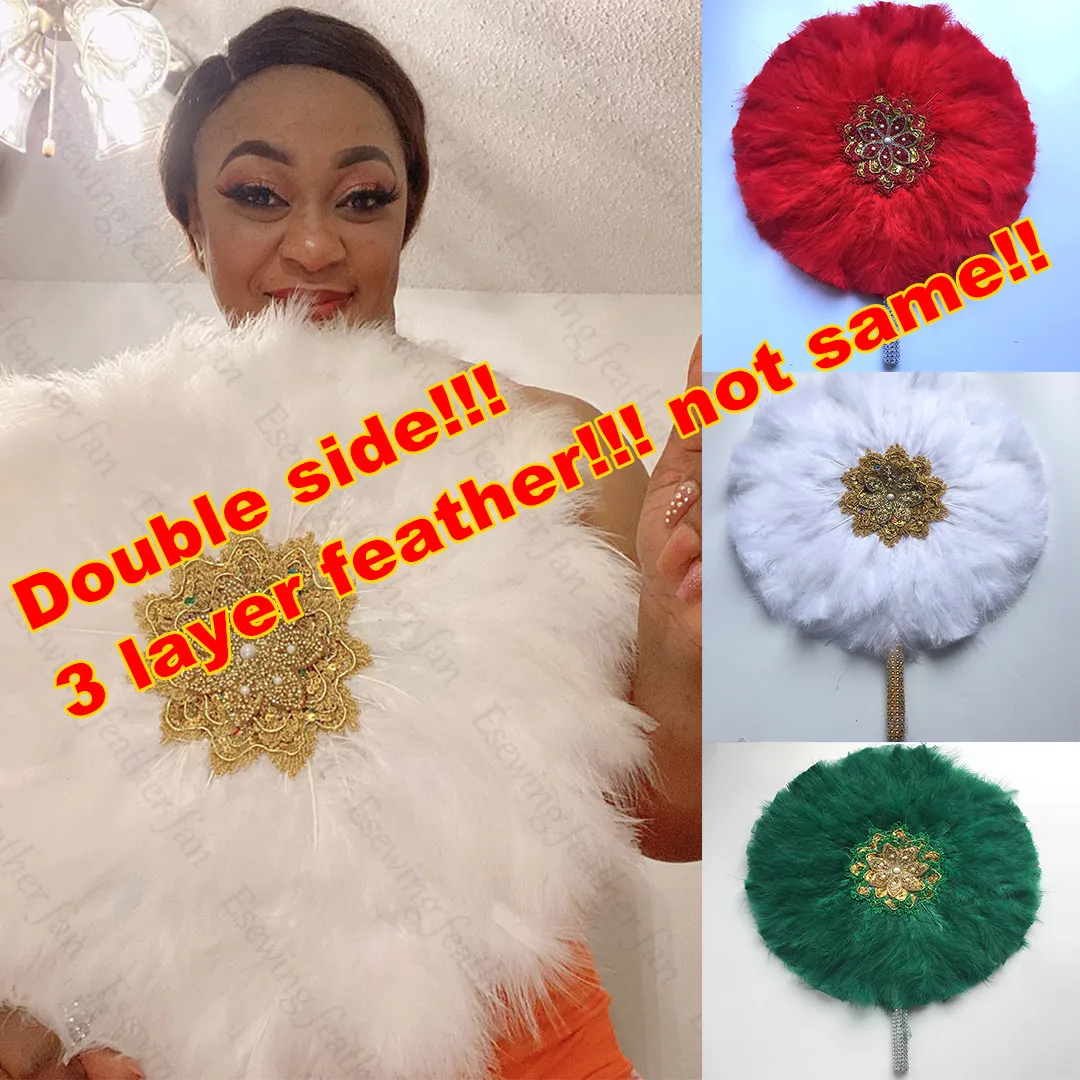 1pc-Double-Side-African-Eventaille-Mariage-Fan-White-Turkey-Feather-Fan ...