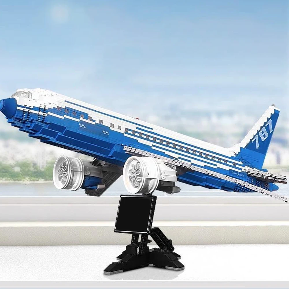 1353pcs-Boeing-787-Dreamliner-Airplane-Model-Building-Blocks-Set-Create ...